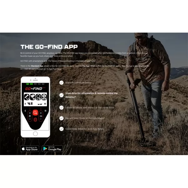 Minelab Go-Find 44 Metal Detector | Duchy Metal Detectors